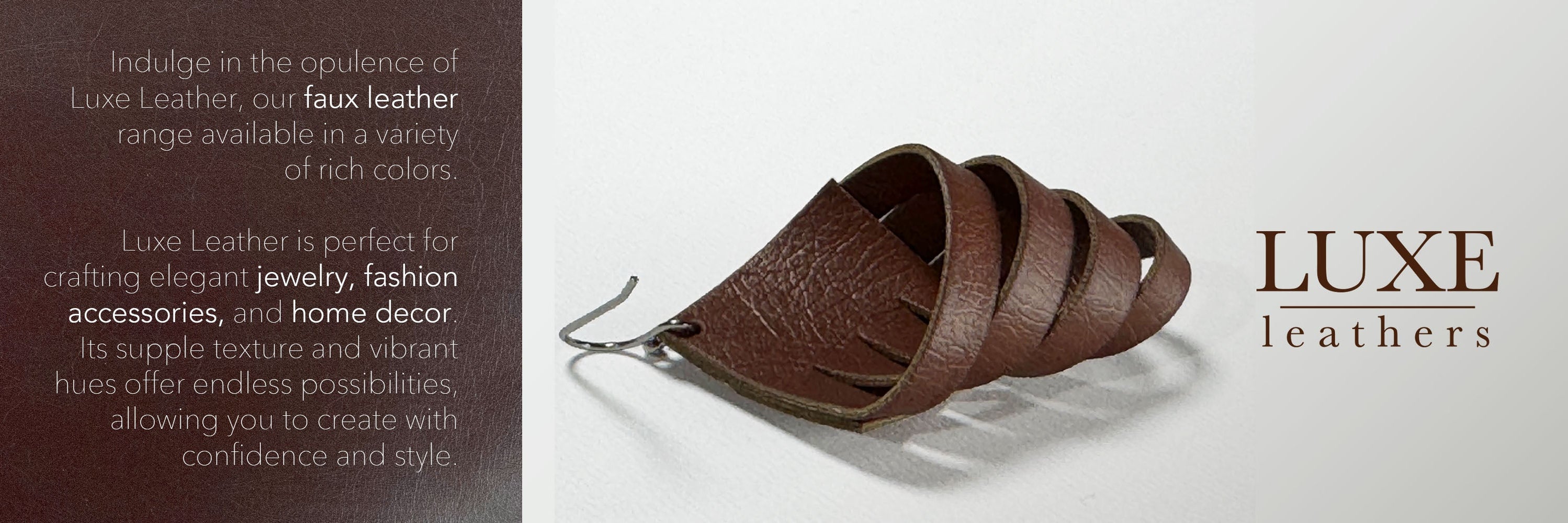 Luxe Leather | Laser Safe Faux Leather for Jewelry & Accessories ...