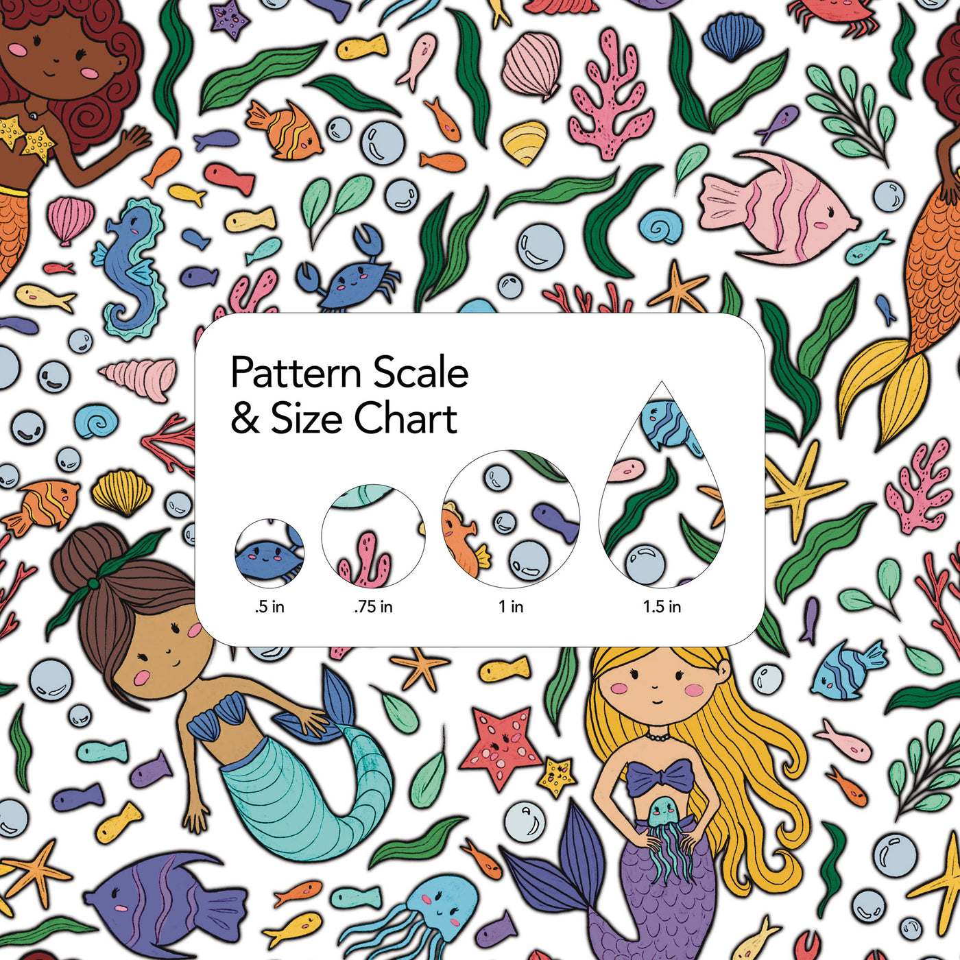 006/ Samantha's Doodles Mermaids COLORboard — Craft Closet
