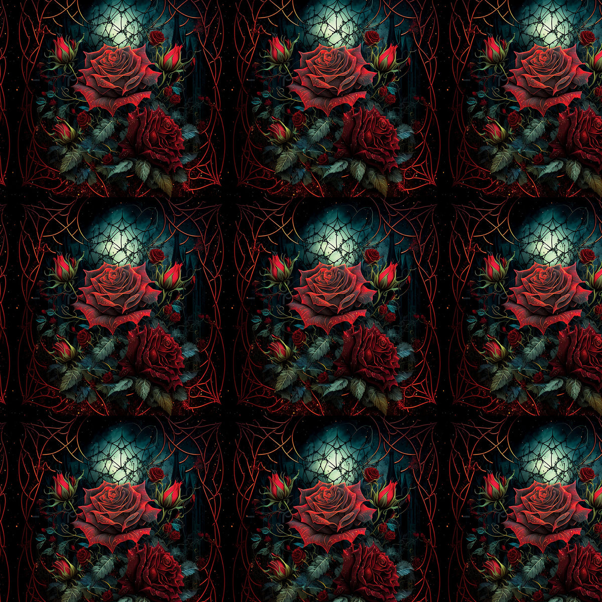 302/ Gothic Red Roses COLORboard — Craft Closet