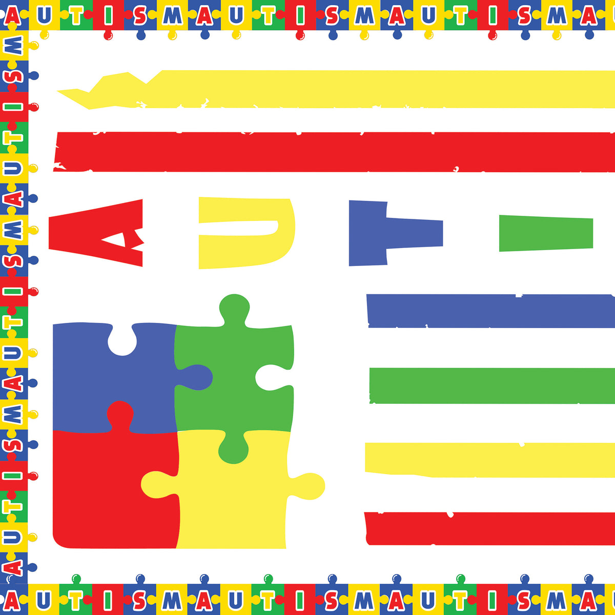 433/ Autism Framed COLORboard — Craft Closet