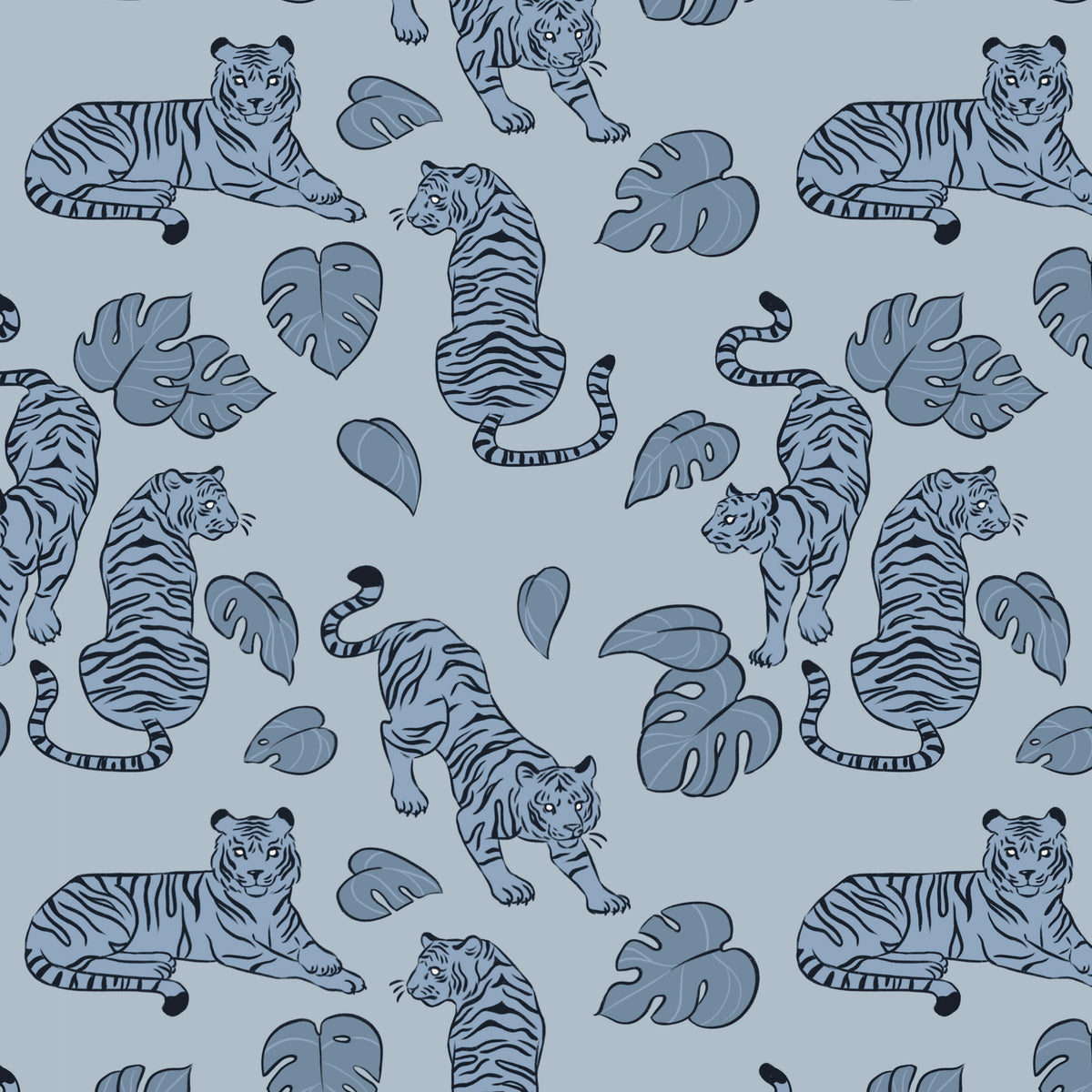 555/ AllNattyG Blue Tigers COLORboard — Craft Closet