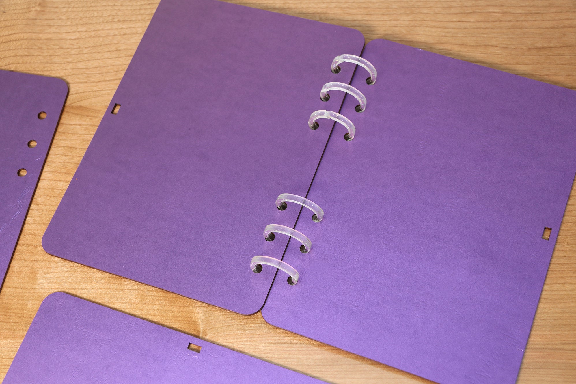 2 Sets 5x7" 6-ring Binder Covers Material Blanks Cut Out — Craft Closet