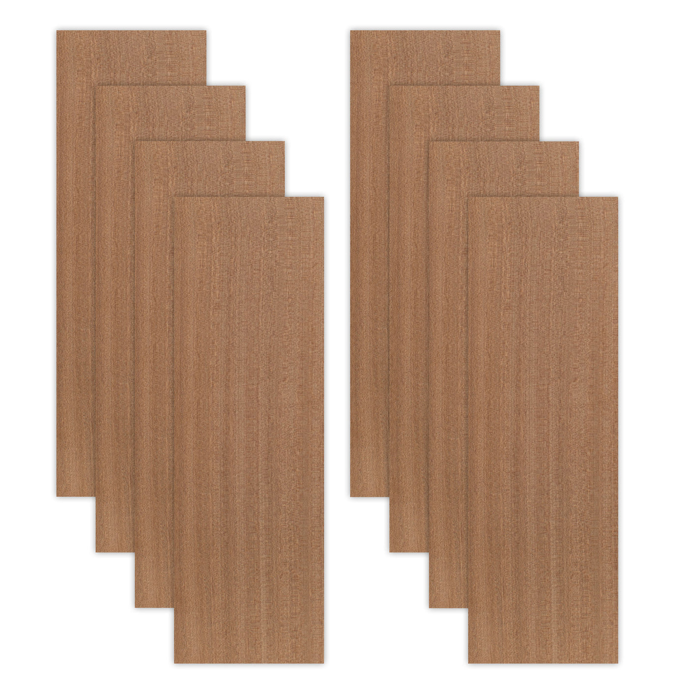 Sapele, 1/8 inch, 6x19 inches, Solid Wood, Unfinished — Craft Closet
