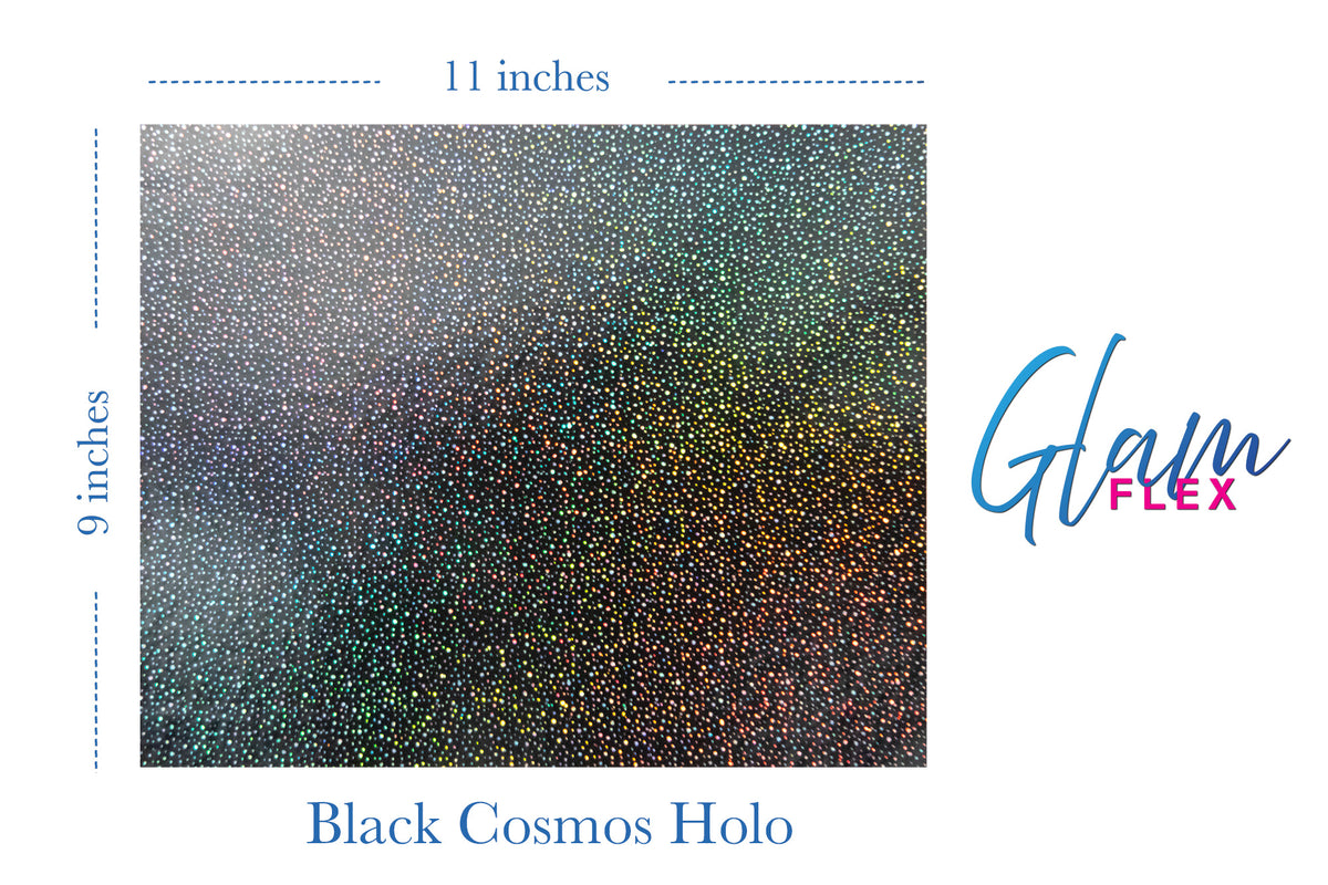 Glam Flex-Black Cosmos Holo — Craft Closet
