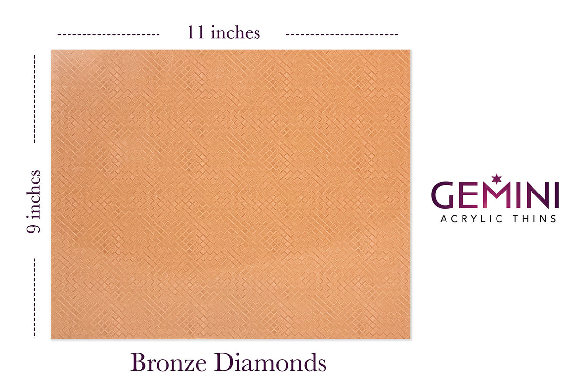 Gemini-Bronze Diamonds — Craft Closet