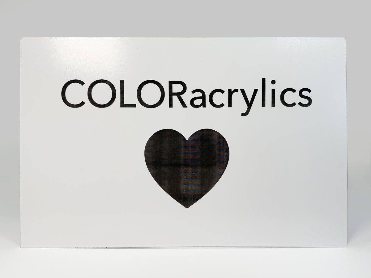 COLORacrylic White on Jet Black Two Tone — Craft Closet