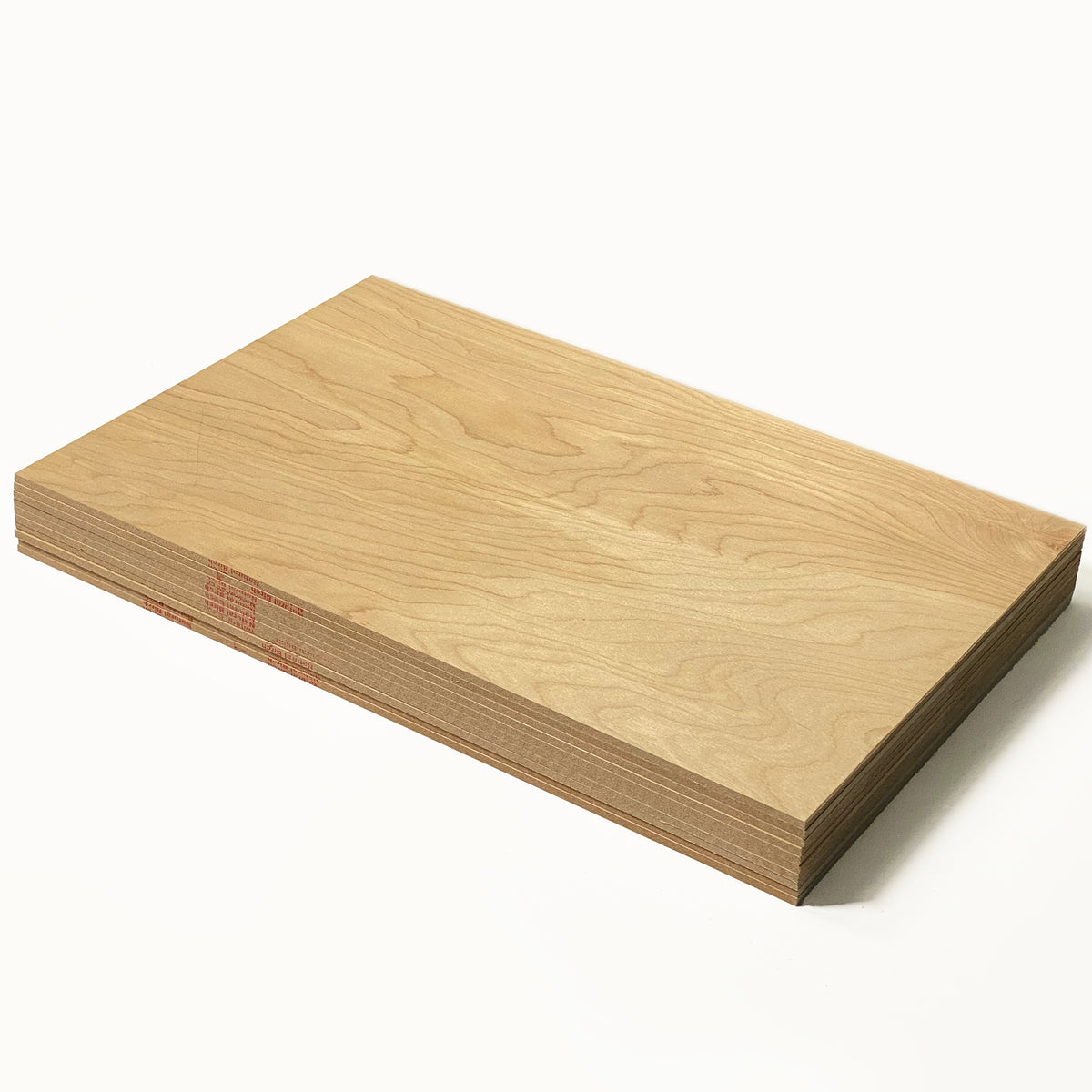 Finished Birch, White & Natural, 1/8 inch, 12x19 inches, Double Sided ...