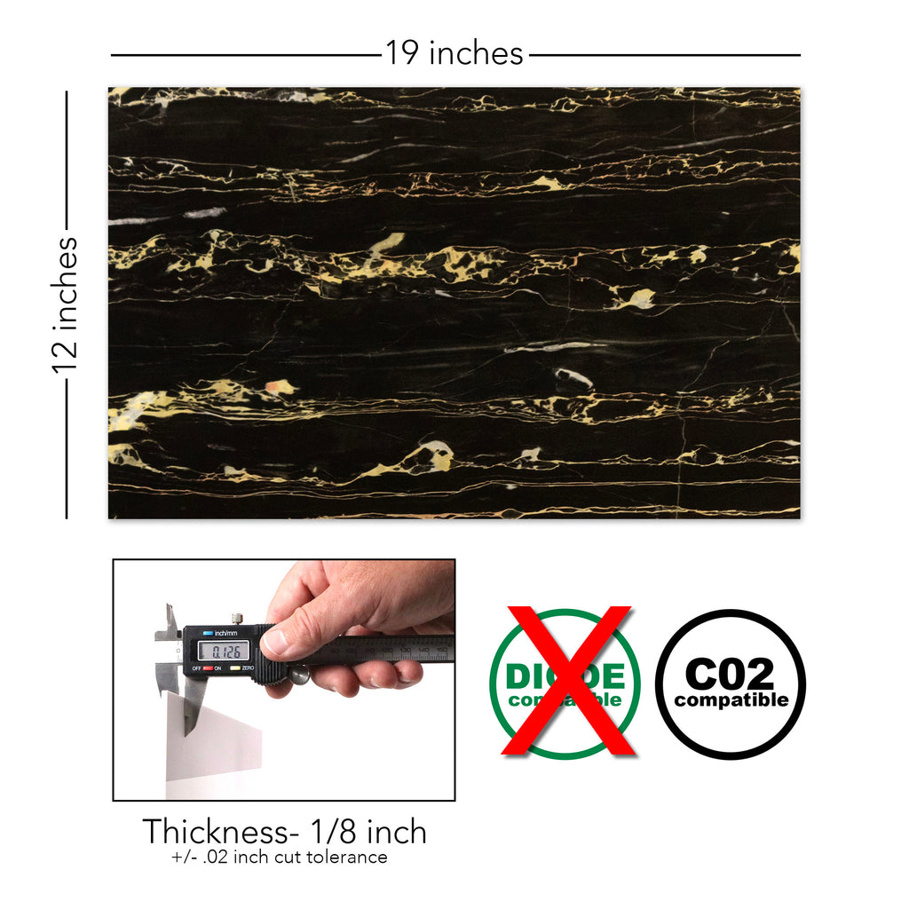 Marble Acrylic Sheets | Realistic Veining Laser Acrylic — Craft Closet