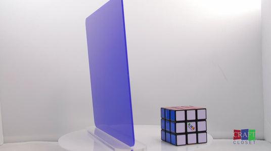 Lapis Blue Cast Acrylic, Laser Safe, 1/8”, 12”x19” — Craft Closet