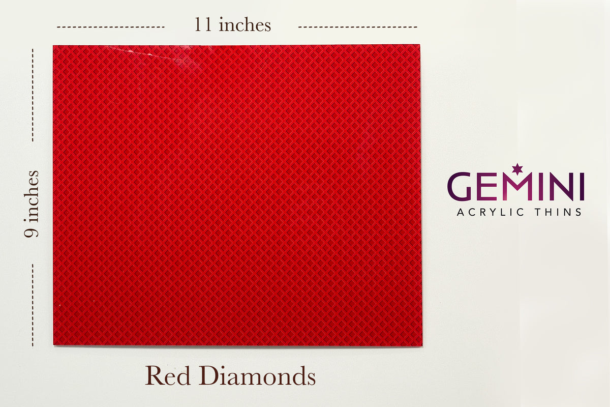Gemini-Red Diamonds — Craft Closet