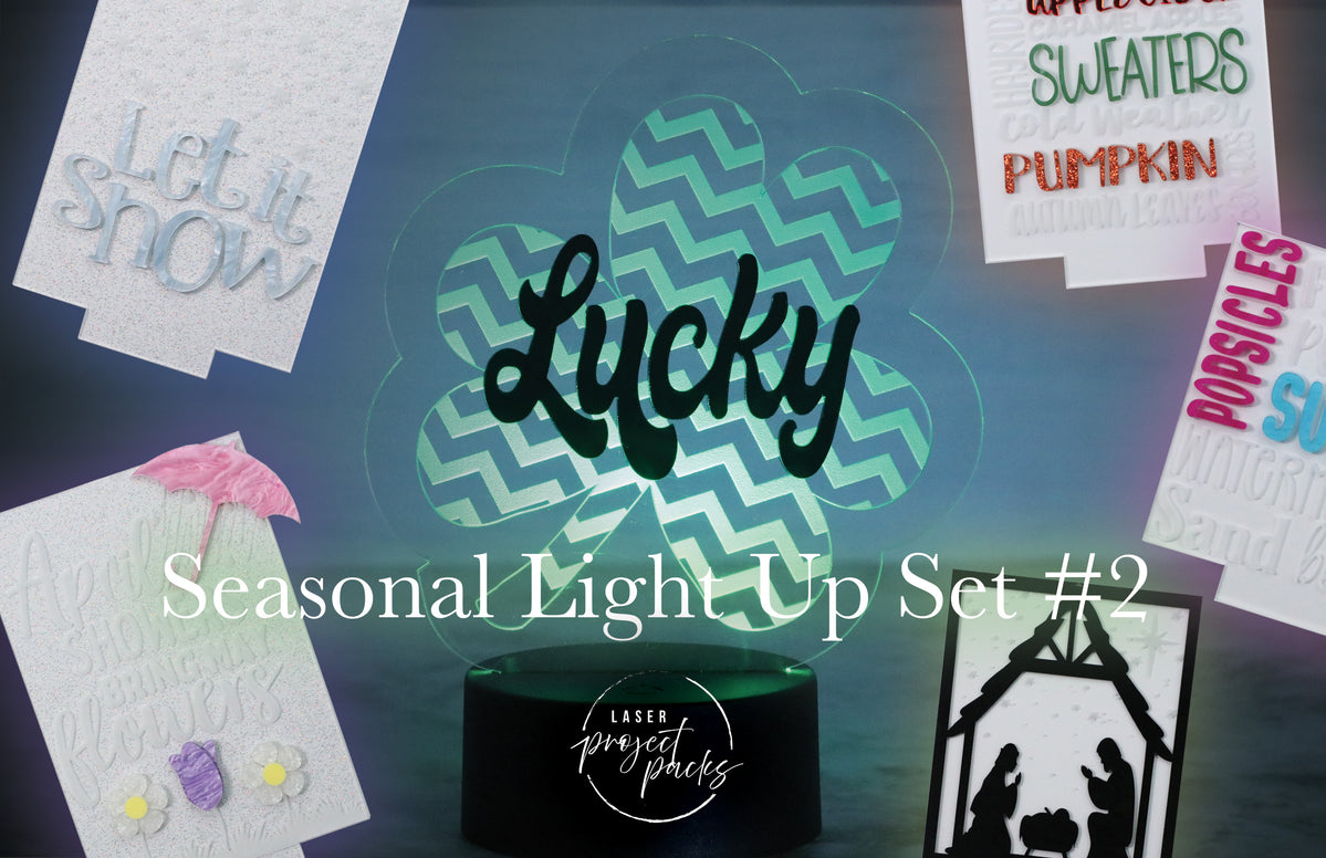Laser Project Pack-Seasonal Light Up Set 2 — Craft Closet