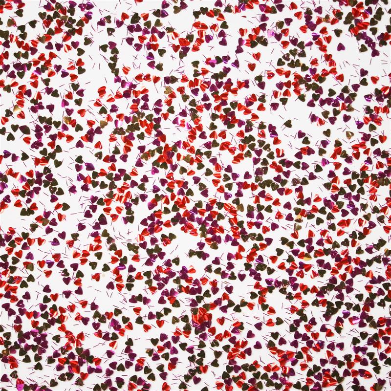 Three of Hearts Sprinkles Red Purple Acrylic, Laser Safe, 1/8”, 12”x19 ...