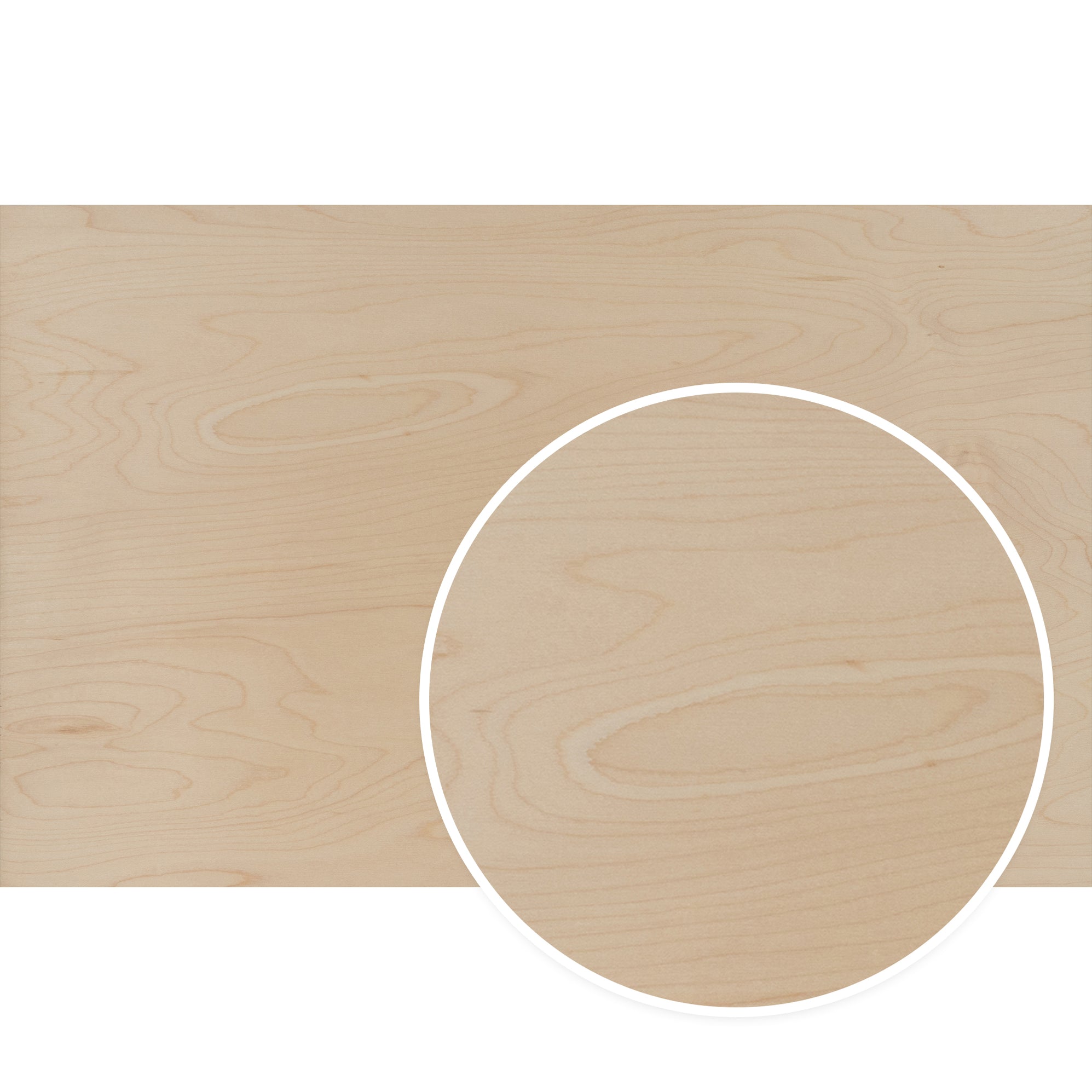 Maple, 1/4 inch, Double Sided, Unfinished — Craft Closet