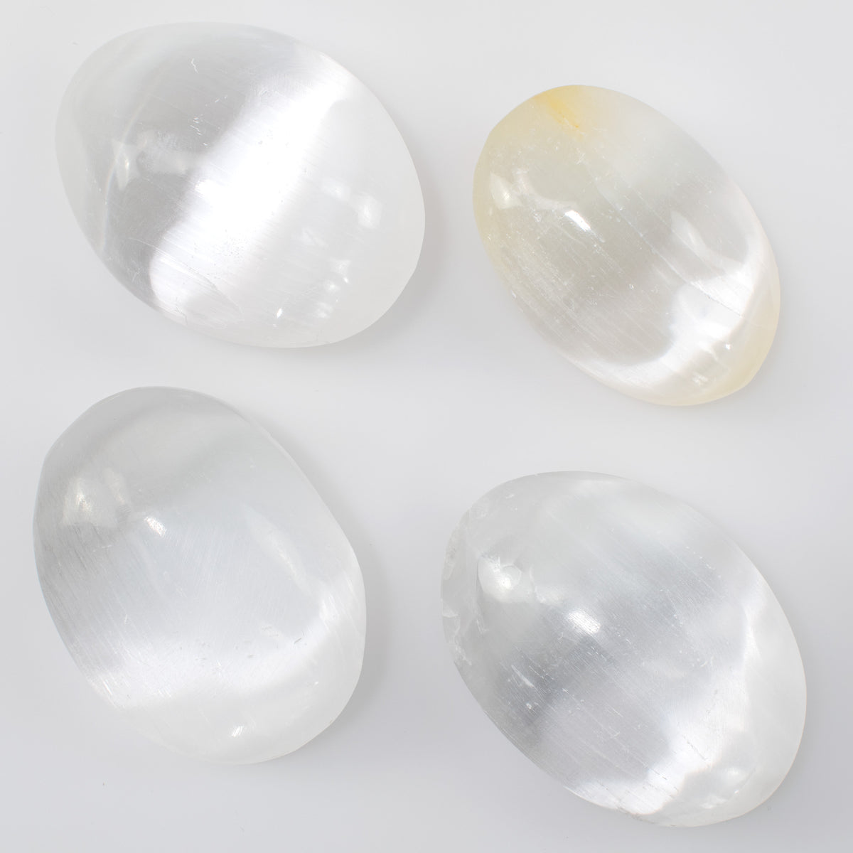 Selenite Palm Stones - 4 Pack — Craft Closet