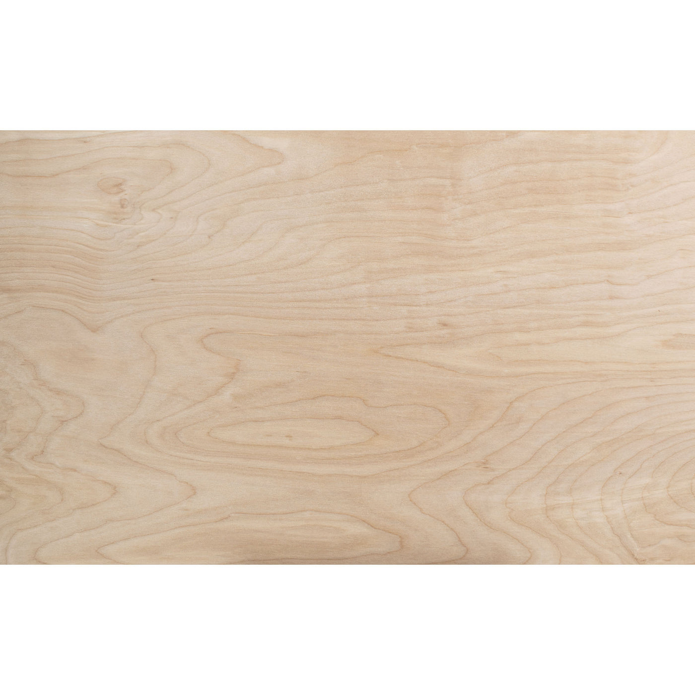 Finished Birch, White & Natural, 1/8 inch, 12x19 inches, Double Sided ...