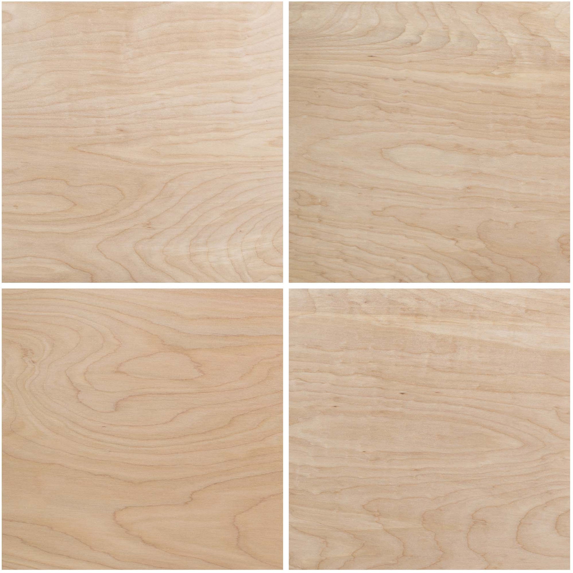 Finished Birch, White & Natural, 1/8 inch, Double Sided — Craft Closet
