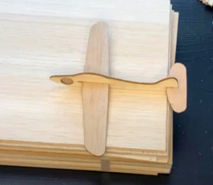 Balsa Wood Airplane Digital File by Craft Closet