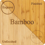 Bamboo, 1/4 Inch, 12x19 inches, Double Sided, Unfinished — Craft Closet