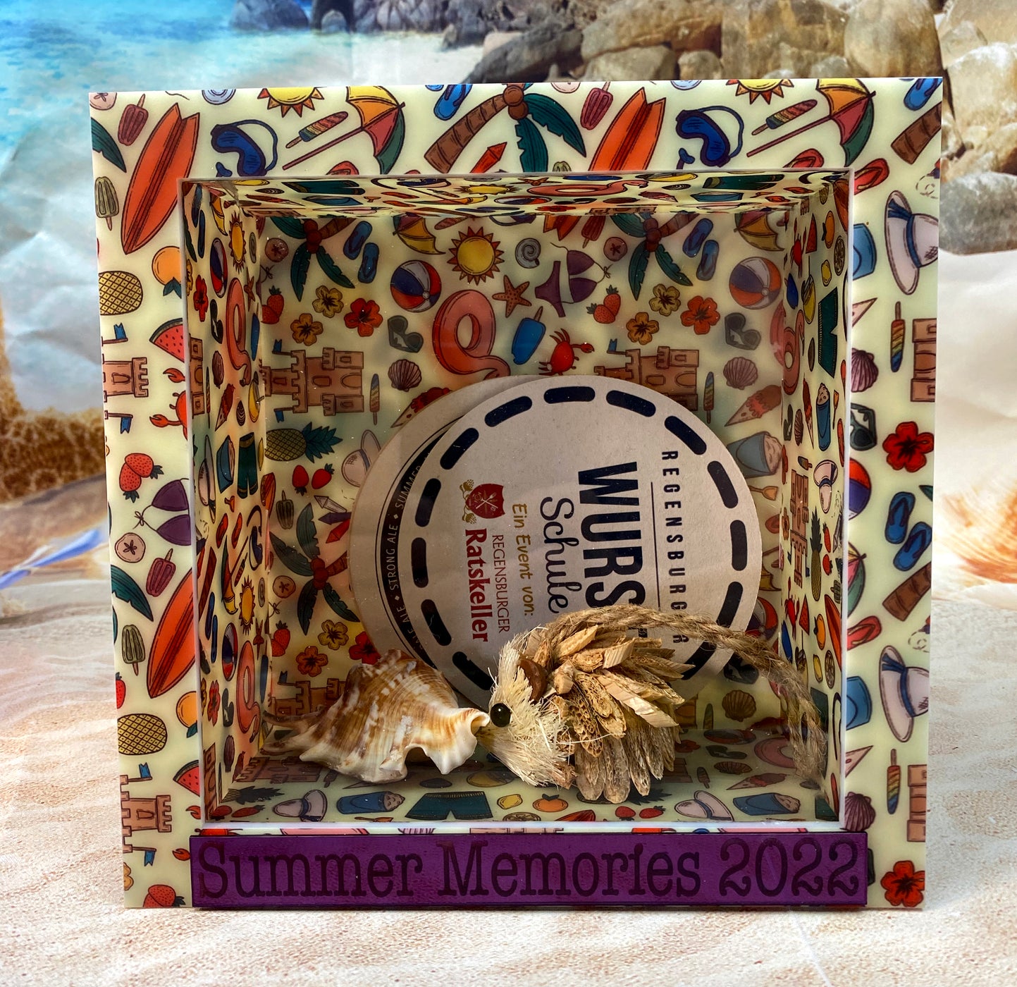 Beach Vacation Memory Box Digital File by Craft Closet